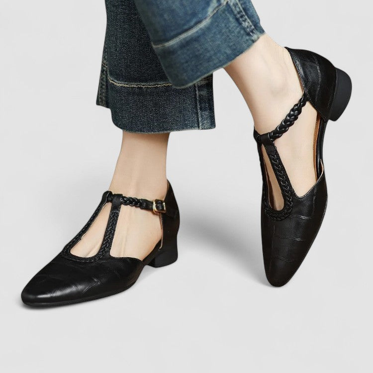 Camila™ - Orthopedic T-Bar Mary Jane Shoes – Liora Castelli