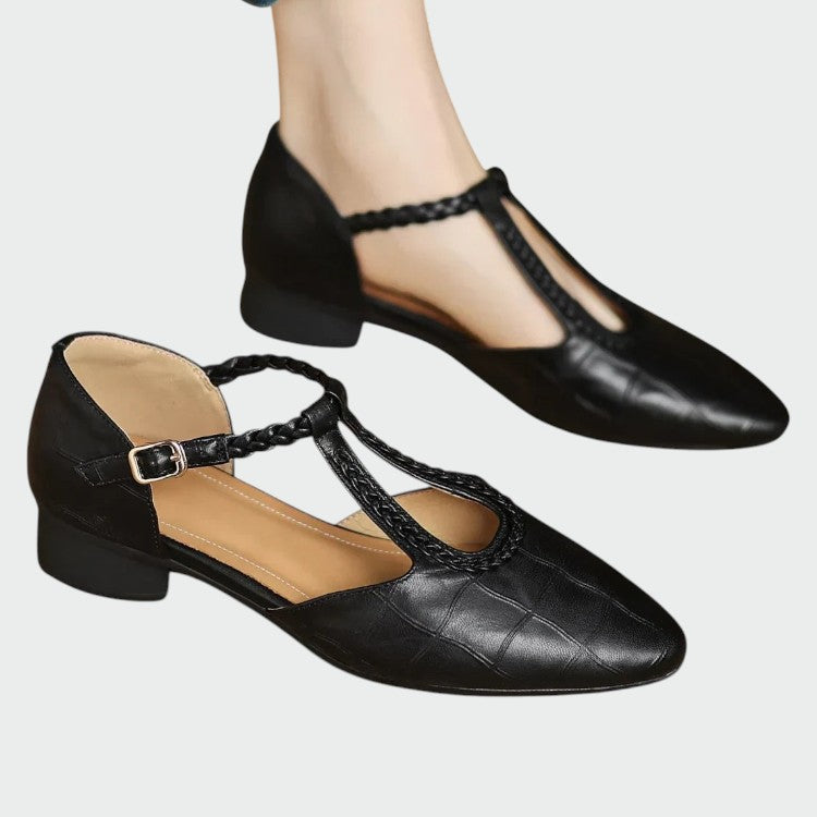 Olivia™ | Pointed T-Bar Mary Jane Shoes – Liora Castelli