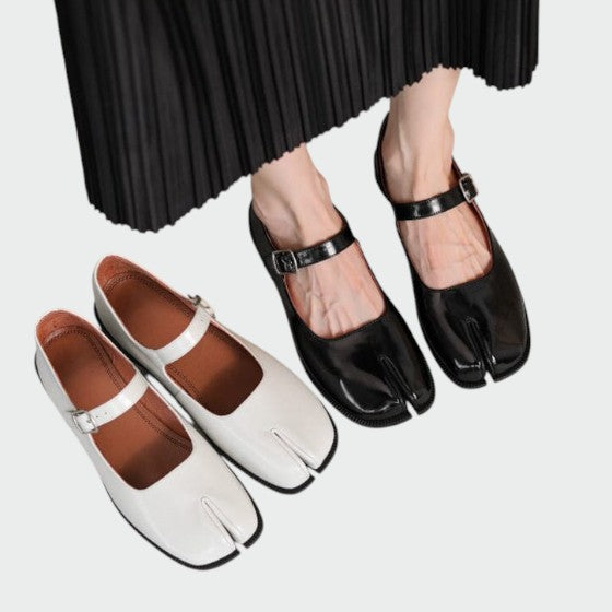 Olivia™ | Split-Toe Buckle Mary Jane Shoes – Liora Castelli
